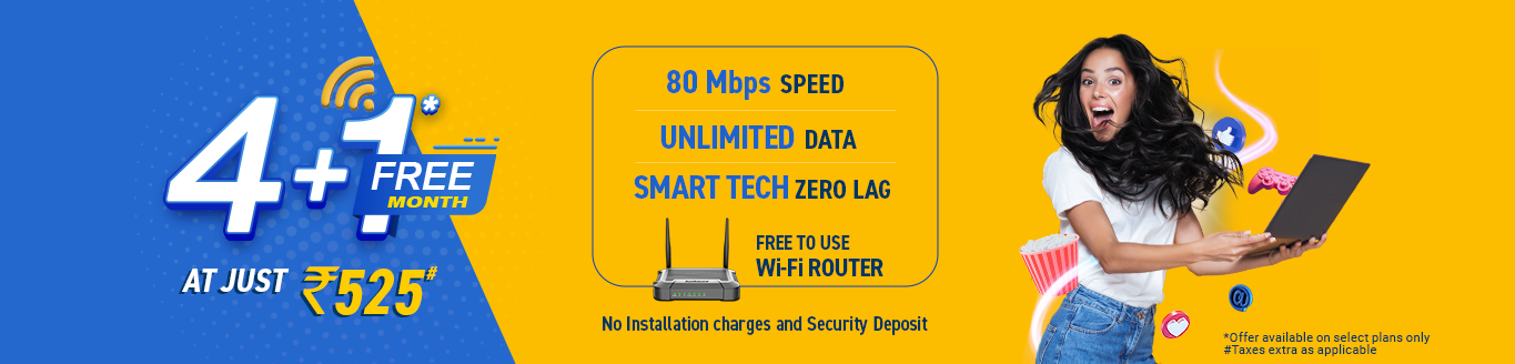Choose Best Wifi Plans - Fiber Broadband Plan in Delhi