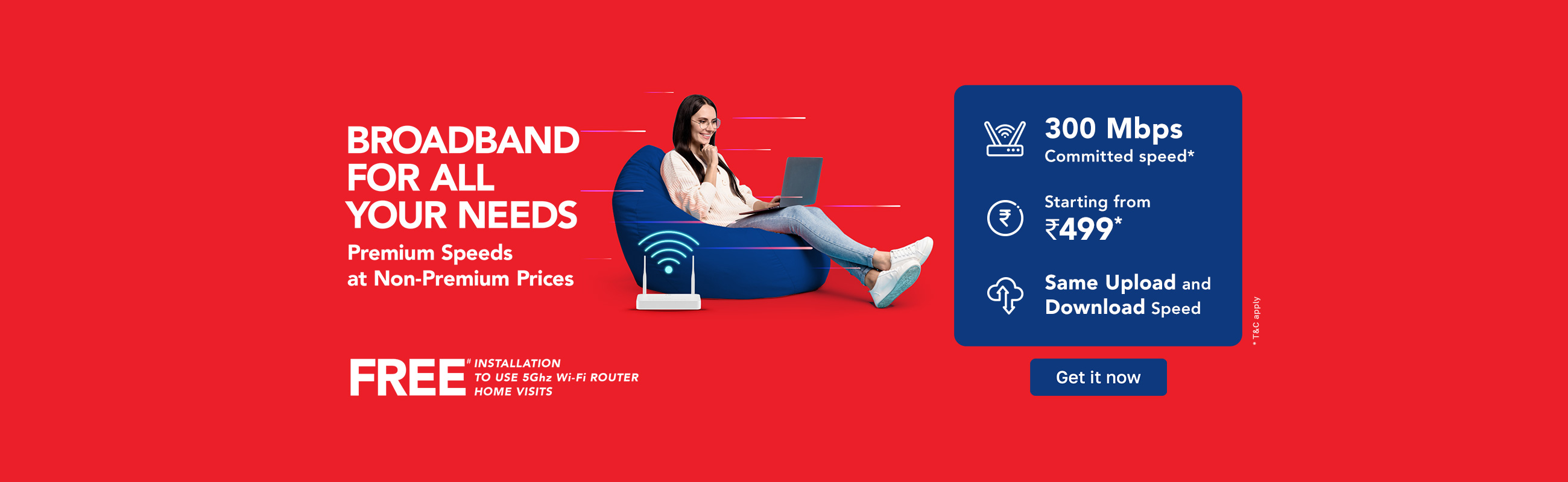 Get the best broadband Wifi connection in your location - Hathway