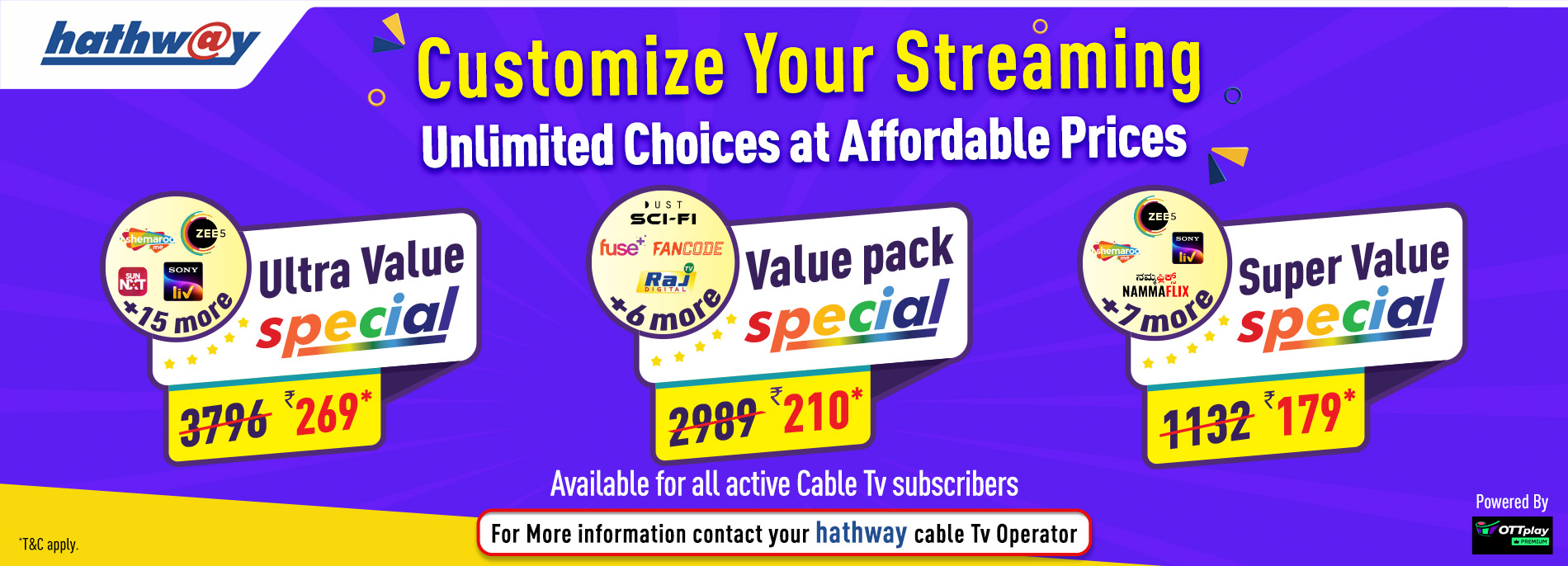 Digital Cable TV - Cable Television Service Provider - HD Set Top Box